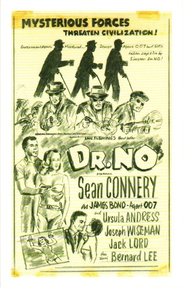 James Bond 007 Sean Connery Movie Dr. No 50th Anniversary Movie ...