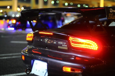 92-02 MAZDA RX7 RX-7 REAR LED SMOKED BRAKE SIGNAL TAIL LIGHT ASSY RIGHT ...