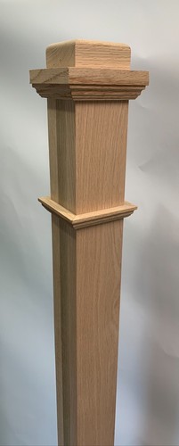 4075 / 4076 Red Oak Box Newel Post 3.5” X 3.5” X 45” | eBay