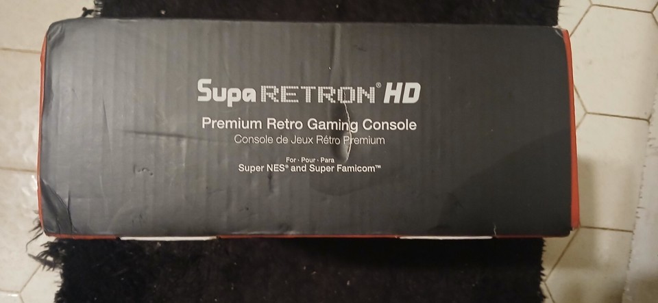Vintage Supa Retron HD Gaming Console-Gray-NES Hyperkin-New In Box ...