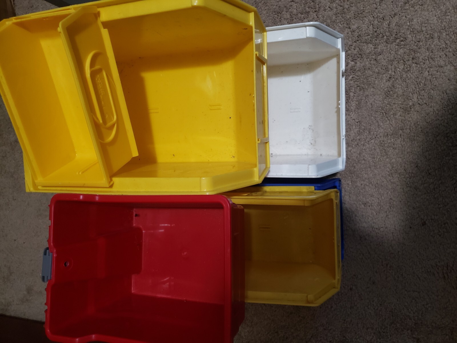 Uline S-12419 Plastic Stackable Bins - 15" " " for sale online | eBay