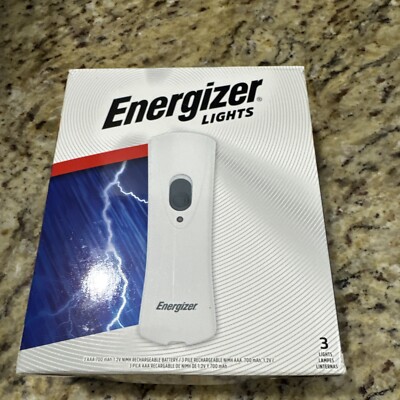 Energizer (6-Pack Compact Rechargeable Emergency LED Flashlight, Plug ...