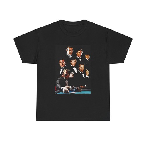 James Bond T-shirt Vintage Bond Collection Merch Unisex Heavy Cotton ...