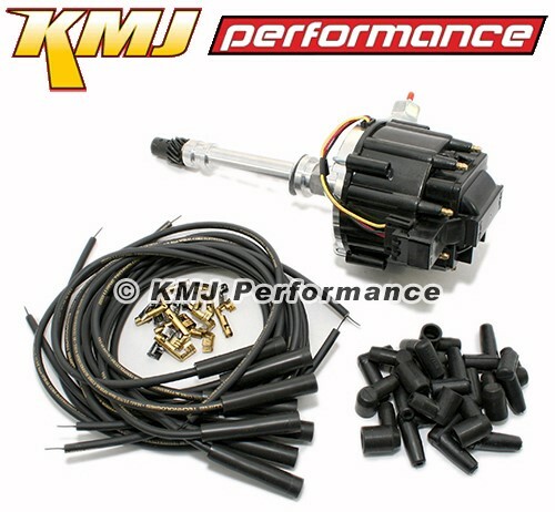 Chevy 350 454 HEI Distributor & Unassembled Moroso Straight Boot Plug ...