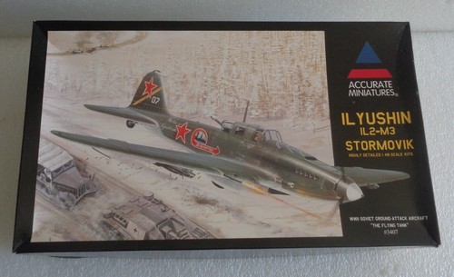2003 NEW ACCURATE MINIATURES IL YUSHIN IL2-M3 STORMOVIK MODEL 1:48 ...