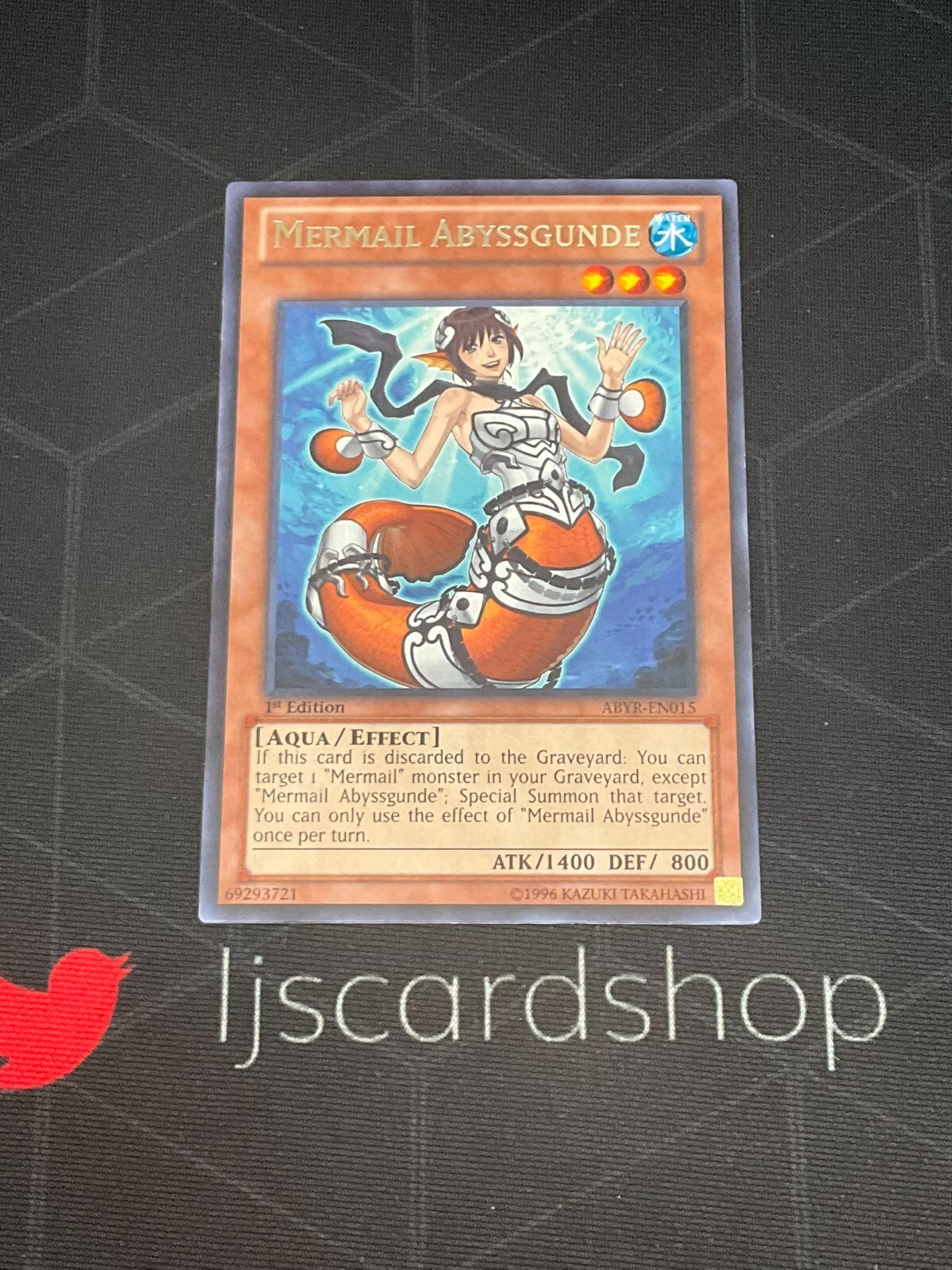 Yugioh Mermail Abyssgunde 1st Edition Rare ABYR-EN015 B Never Played ...