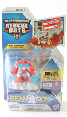 Heatwave The Fire Bot Game Pack Rescue Bots Beam Box Transformers ...