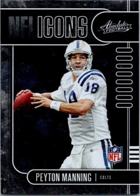 Peyton Manning 2019 Absolute NFL Icons #7 Indianapolis Colts BRONCOS ...