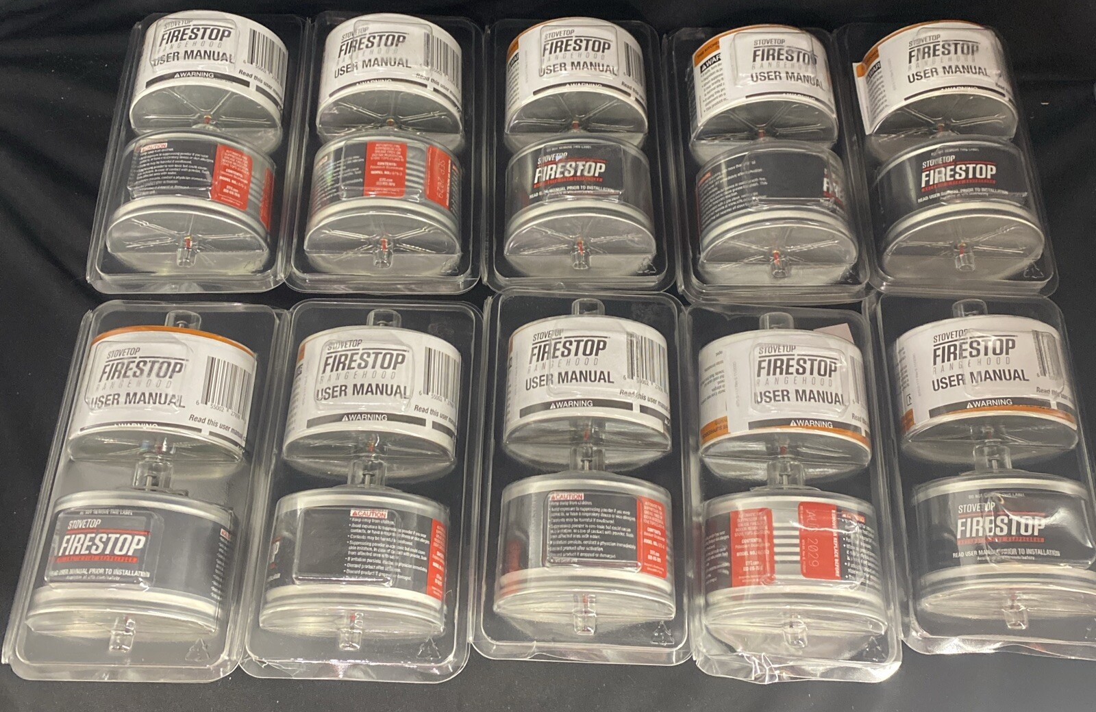 FireStop Stovetop Automatic Cooktop Fire Suppressor 2Pk Exp 2029 Lot of ...