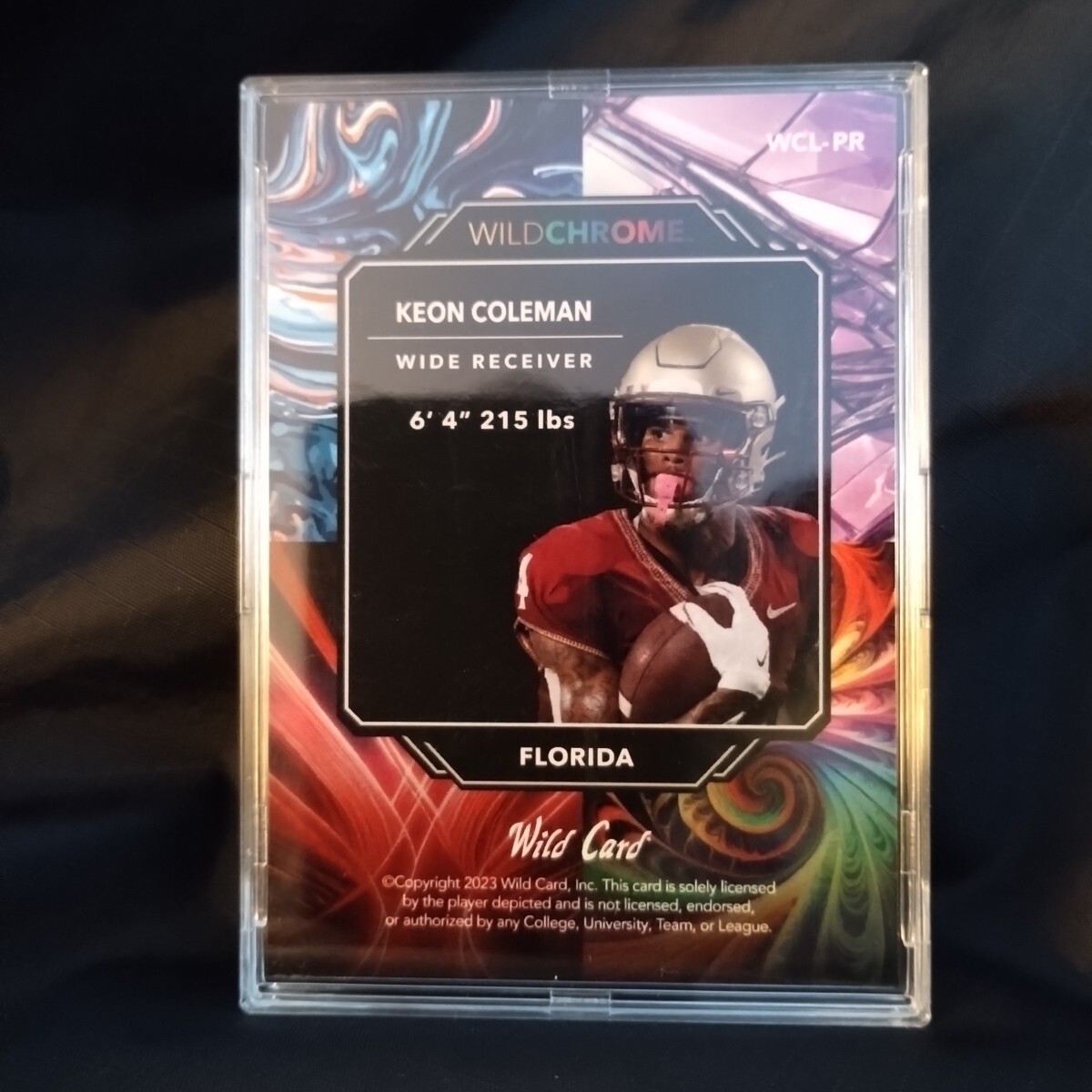 #1/10 Keon Coleman Grn Sparkle Light Rookie Promo 2023 Wild Card ...