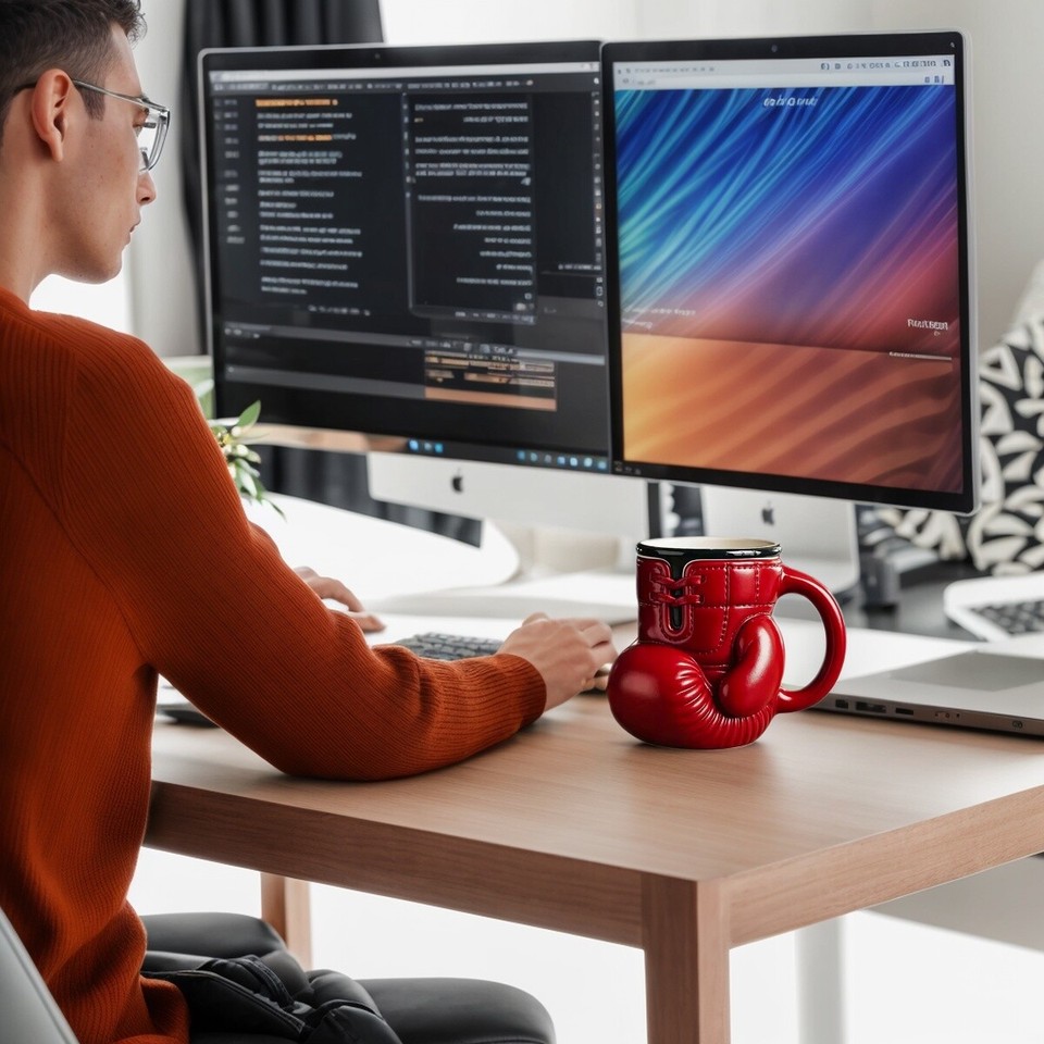 Boxing Glove Mug Boxing Themed Tea Cup Sports Themed Mug Gifts for ...