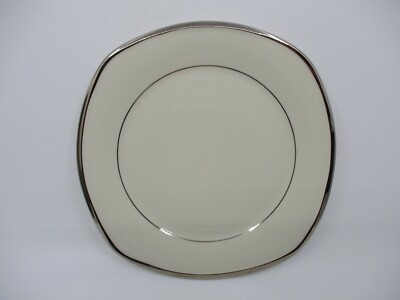 LENOX SOLITAIRE IVORY SQUARE SALAD PLATE - 8 7/8" 0802E | eBay