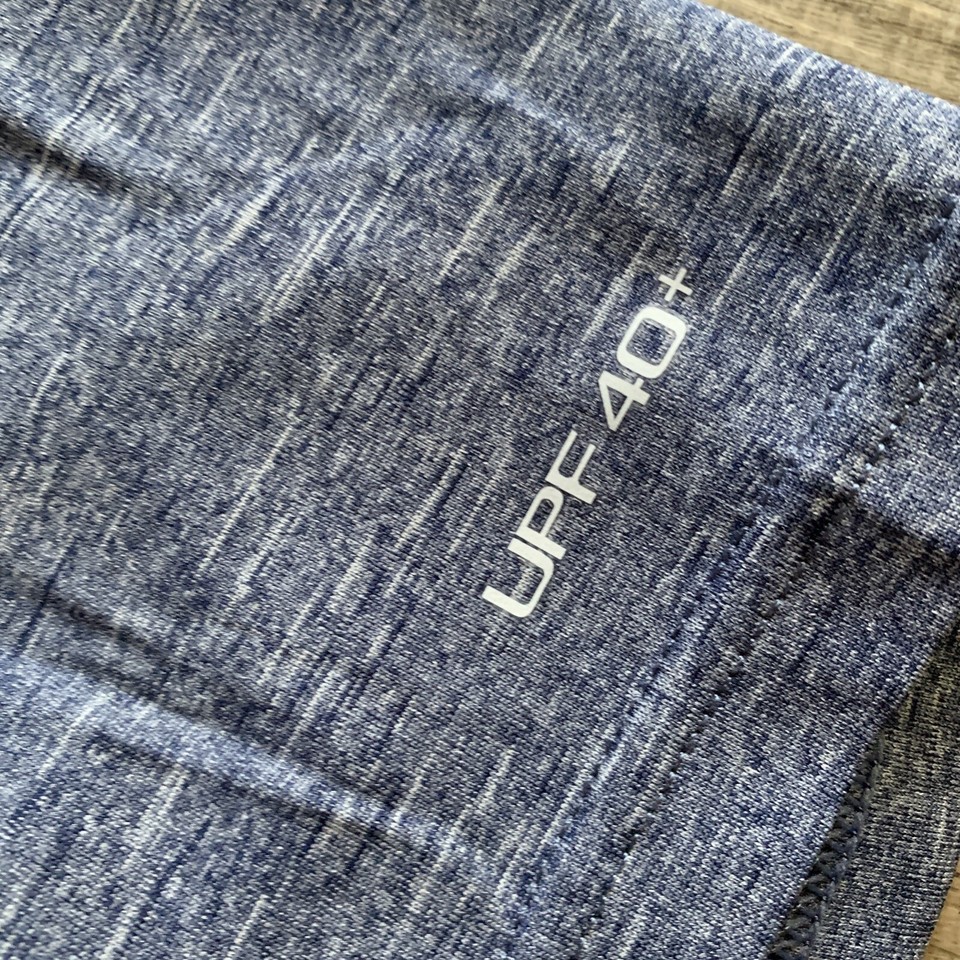 Nike Swim Dri-Fit Men’s Blue/Gray Shirt UPF 40+ Size S~ NESSA589-440 | eBay