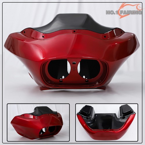 Red ABS Inner + Outer Fairing Set For Harley-Davidson Road Glide FLTR ...