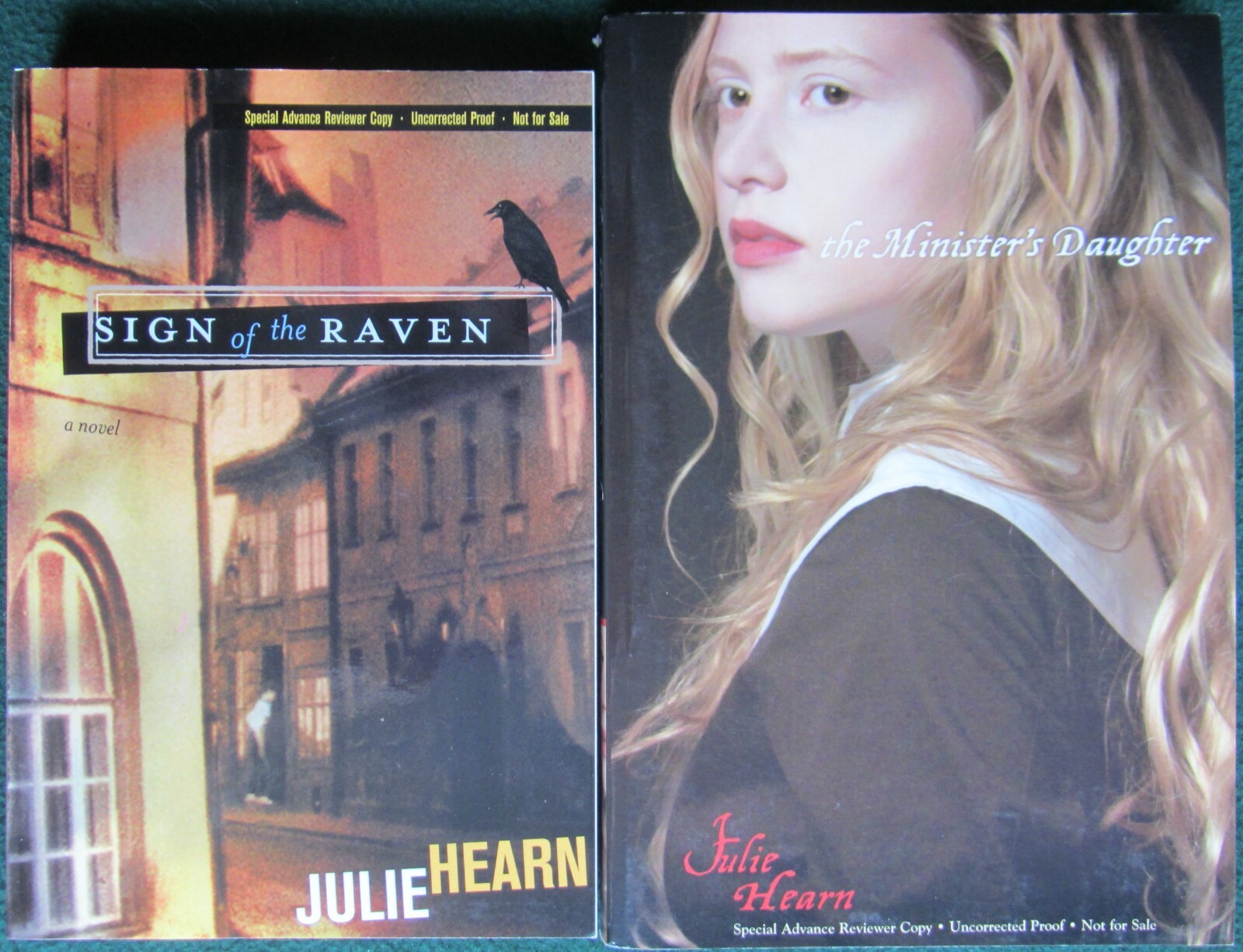 JULIE HEARN~ADVANCE REVIEWER COPY (ARC)~SIGN OF THE RAVEN~THE MINISTERs ...