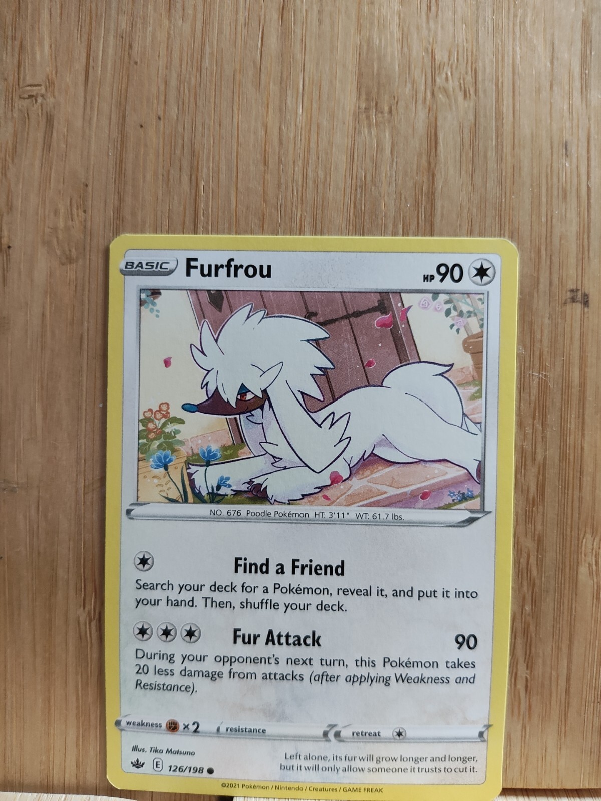 FURFROU 🏆126/198 Chilling Reign (Genuine) Pokemon Card🏆 | eBay