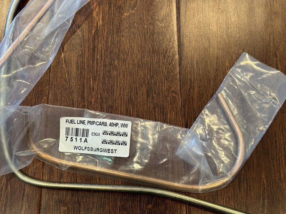 Volkswagen Beetle Fuel Line Metal Pipes - NOS ~ 3 Pipes ~ Wolfbürgwest ...