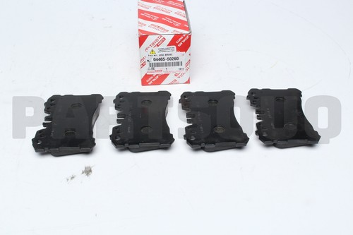 0446550260 Genuine Toyota PAD KIT, DISC BRAKE, FRONT 04465-50260 | eBay