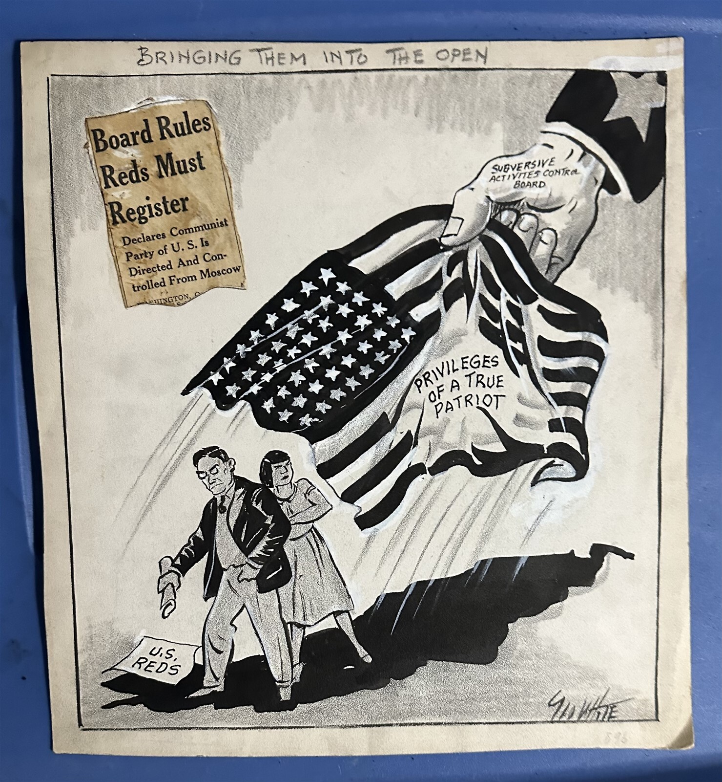 Communism Cartoon 1950