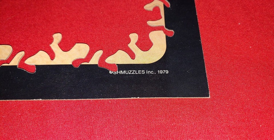 1979 SHMUZZLE PUZZLE - "THE KISS" 168 Pieces Complete Vintage Retro ...