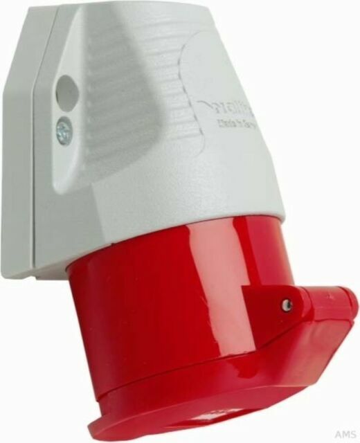 Walther Wall Socket 32a 5p. 400v 6h Ip44 Type 130 External Fixing 71 3 ...
