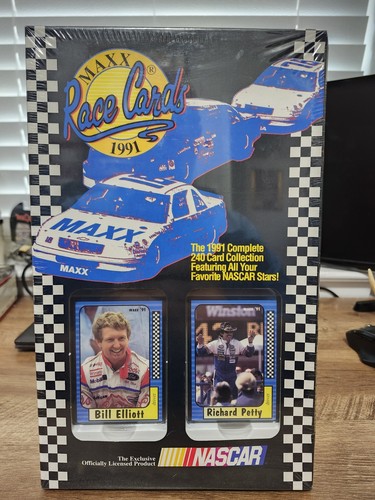 1991 MAXX Nascar Race Cards Complete 240 Card Set, Factory Sealed ...