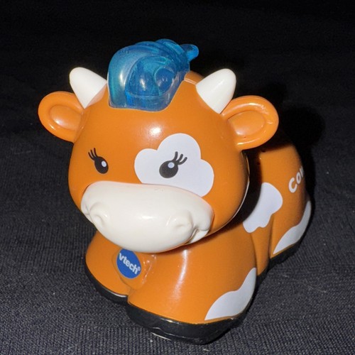 VTech Go Go Smart Wheels COW Farm Zoo Animal Lights Sound Music Brown ...
