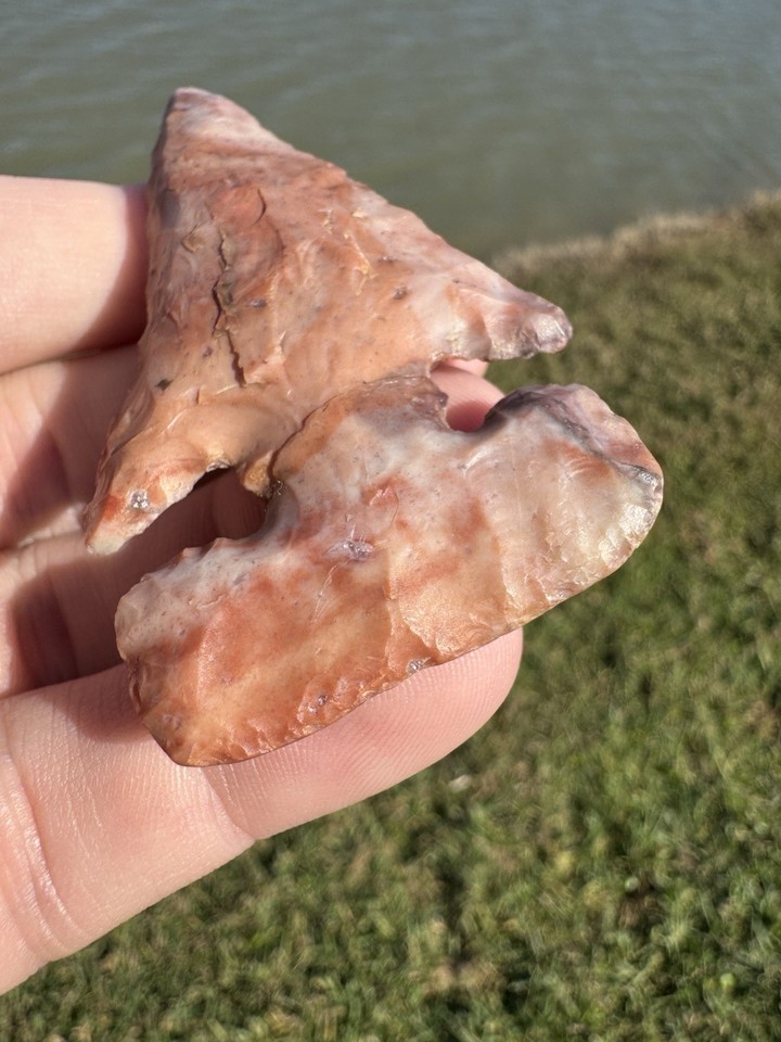 Rare Native American Flintridge Thebes Arrowhead Point | eBay