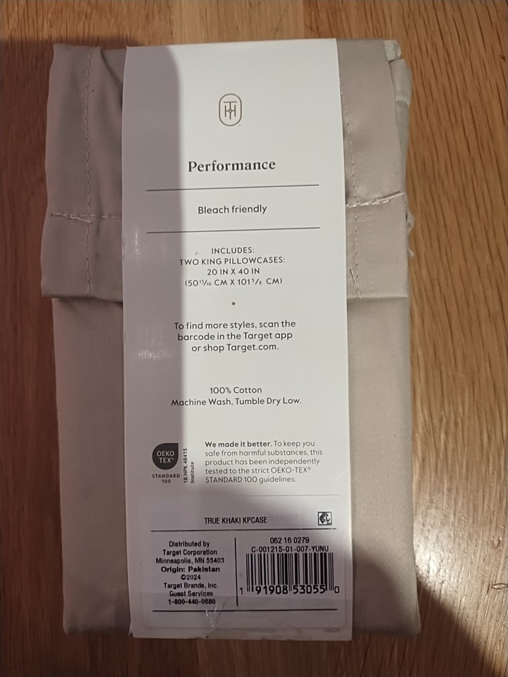 THRESHOLD PERFORMANCE KING SATEEN SHEET SET. NEW. | eBay