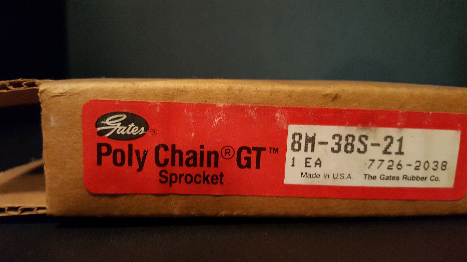 NEW Gates 8M-38S-21 SH Gearbelt Pulley New Old Stock | eBay