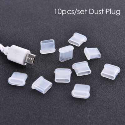 10X Type-C Dust Plug USB Charging Port Protector Silicone Cover for ...