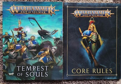 AOS Age Of Sigmar Tempest of Souls Book and Core Rules New / Free Ship ...