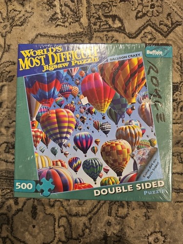 Balloon Crazy 500 Piece 2-sided World's Most Difficult Jigsaw Puzzle ...