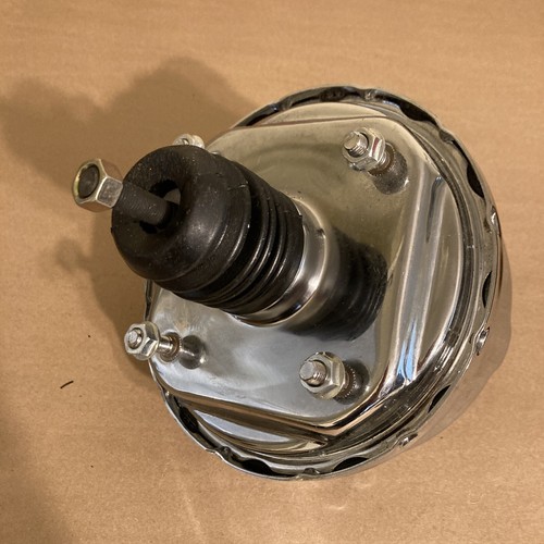 7" Universal Street Hot Rod Power Brake Booster CHROME Brakes Custom ...