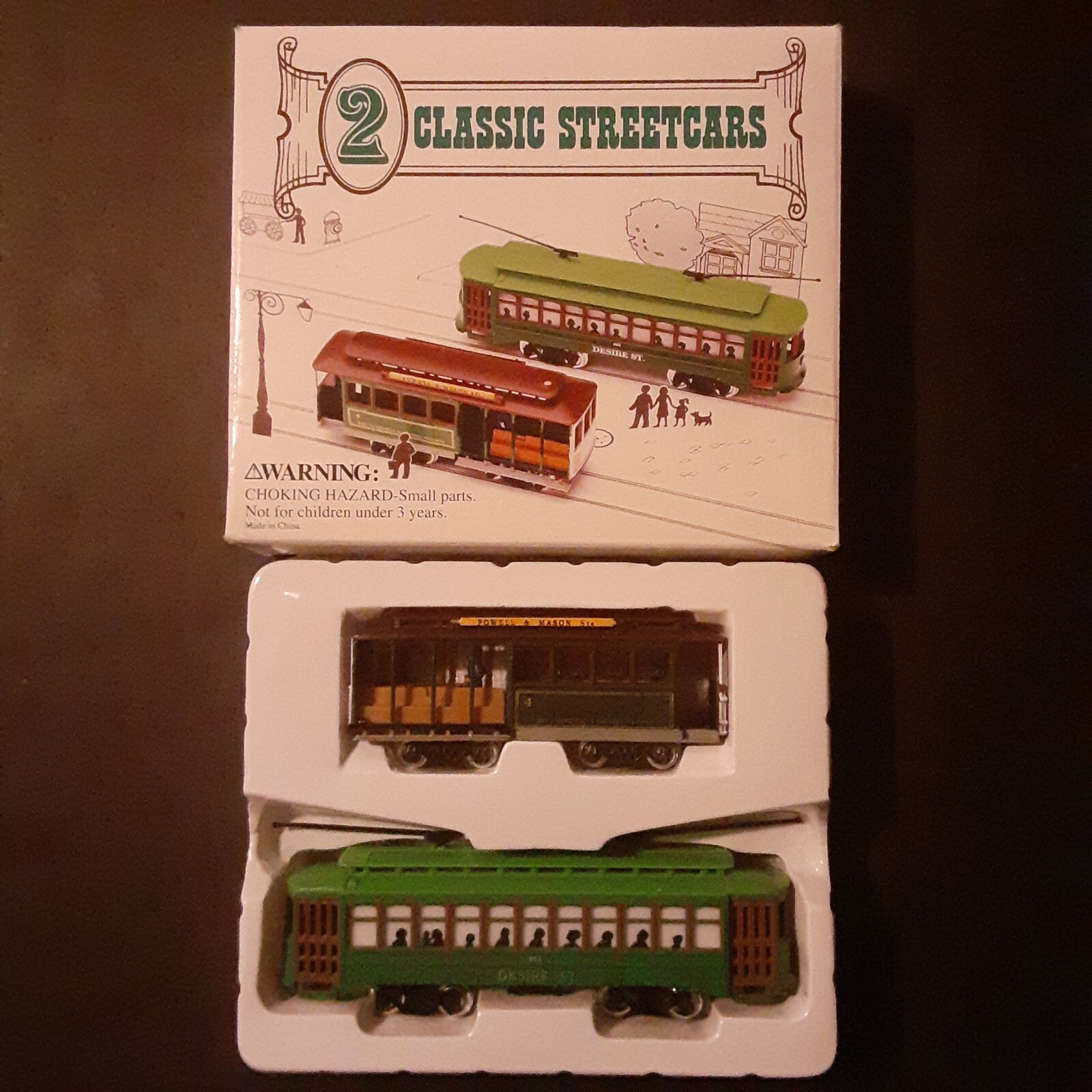 Model Train Trolley Streetcars HO Scale Rare Vintage With Box (Lot of 2 ...