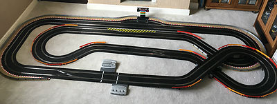 Scalextric Digital Very Large Layout with Lap Counter & 4 Cars | eBay