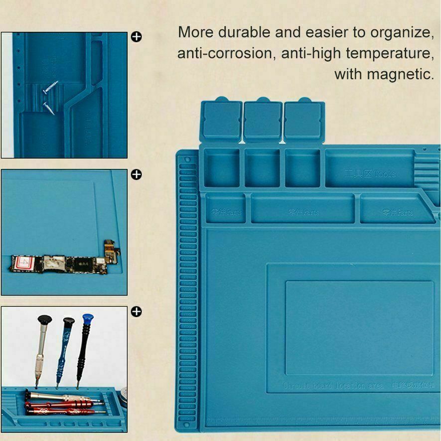 Phone Repair Silicone Pad Magnetic Work Mat Screwdriver Pad for iPhone ...