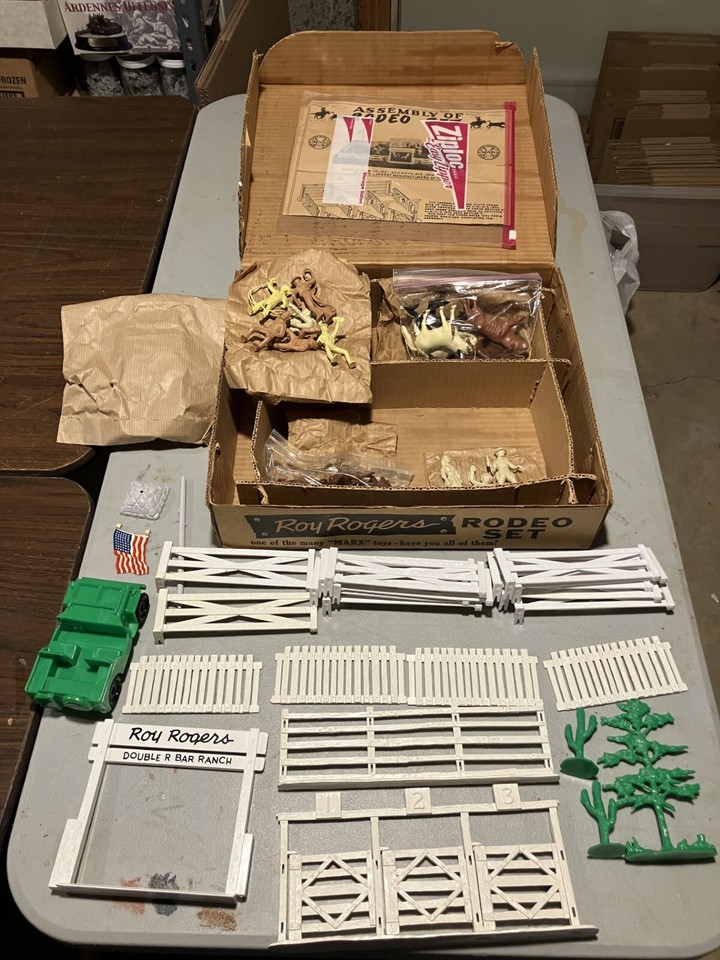 Marx Playsets Roy Rogers Rodeo Set | eBay