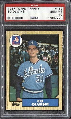 Ed Olwine 1987 Topps Tiffany Baseball # 159 PSA 10 | eBay