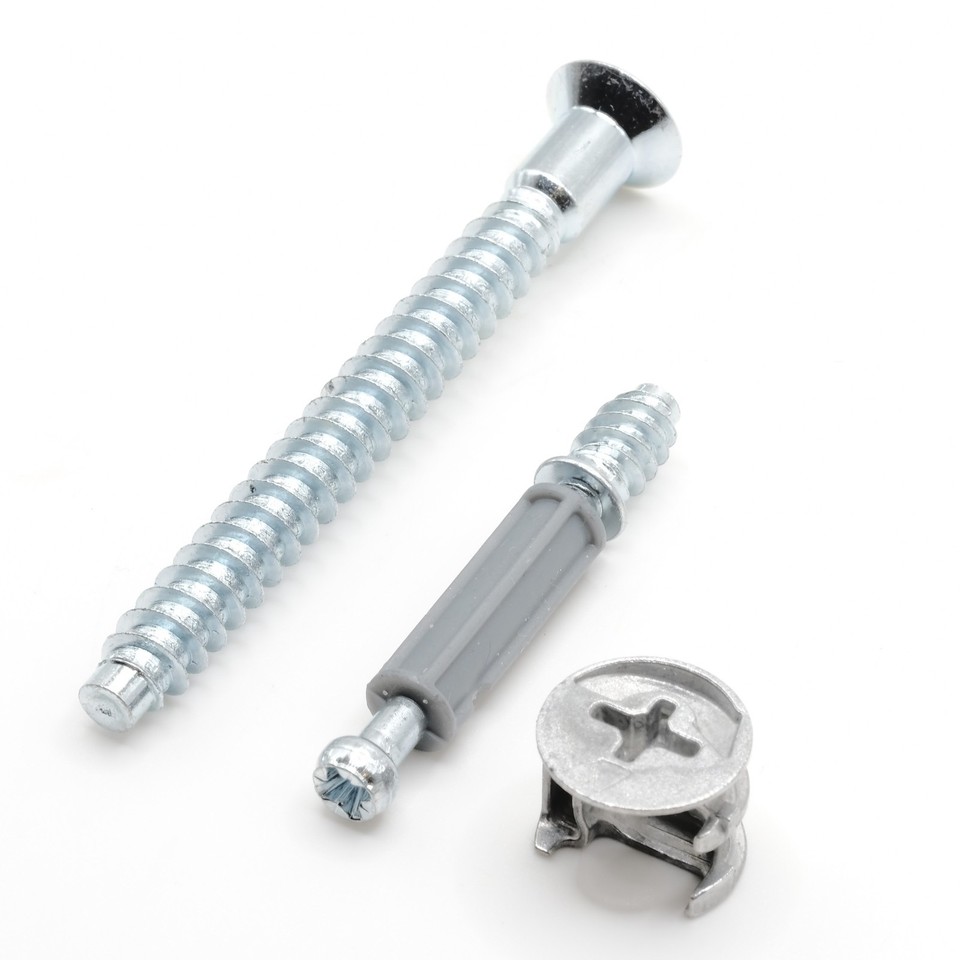 Hardware Kit for IKEA KALLAX 1x4 Shelves - Screws (104321) Dowels ...
