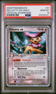2006 Pokemon EX Crystal Guardians Delcatty EX HOLO 91/100 PSA 10 | eBay