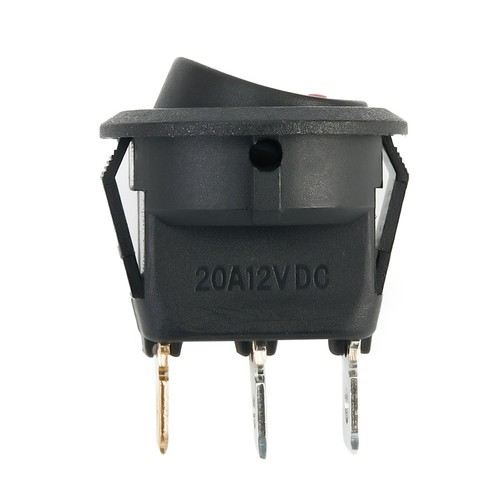 23mm On-Off Rocker Switch Round 12V Red Led Fog Light Lamp Symbol Car ...