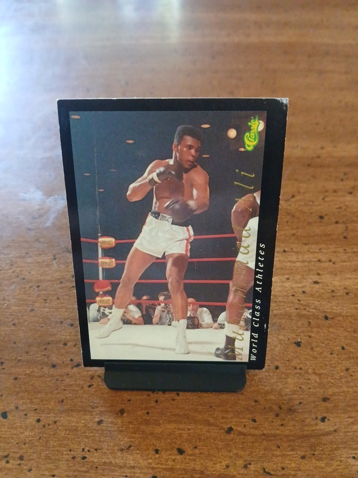 1992 Classic Games Muhammad Ali Boxing Card In Fair Condition. | eBay