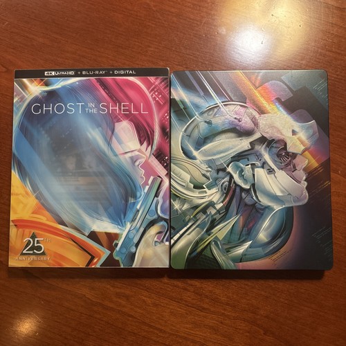 Ghost In The Shell (1995, Animated) 4K UHD + Blu-Ray Steelbook Best Buy ...