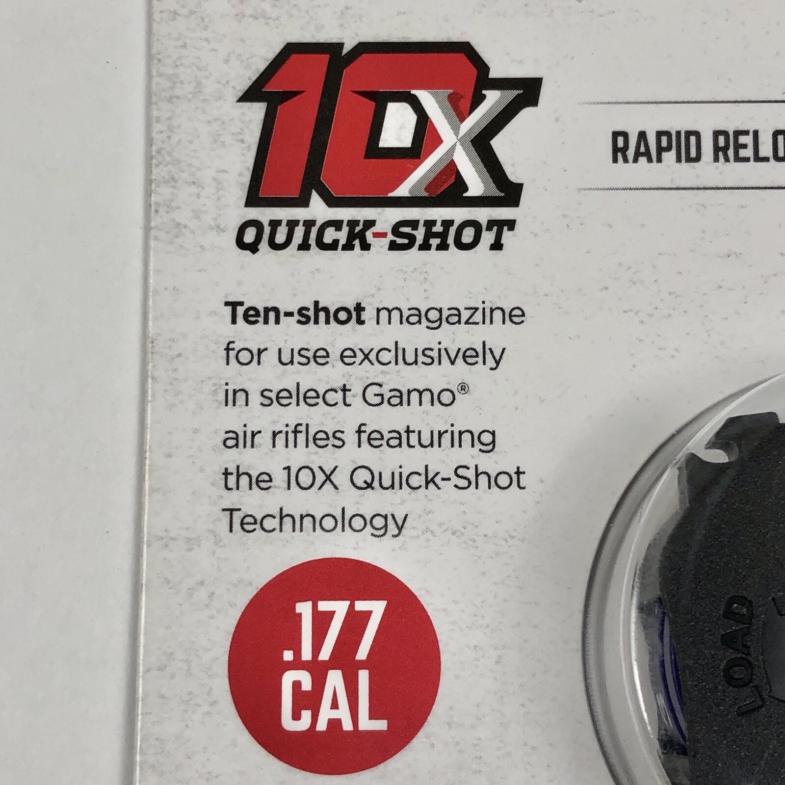 Gamo 10x Quick-Shot Rapid Reload Magazine .177 CAL Pellet Air Gun ...