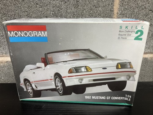 Monogram 1992 Mustang GT Convertible Kit # 2953 1:24 | eBay