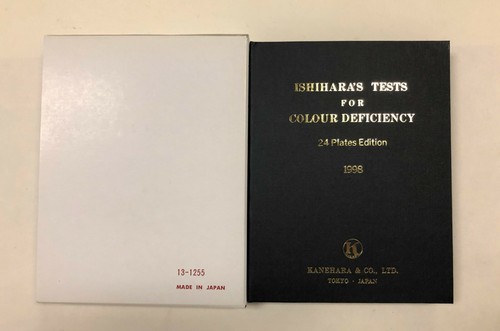 Ophthalmic equipment Ishihara 24 plates book test chart new | eBay