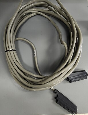 25 Pair Telco Amphenol CAT3 Cable 50 Pin/Male Female/30 ft length/RJ21 ...