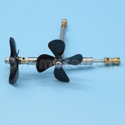 4-Blade Propeller Kit for 4mm Motor Shaft Left & Right RC Boat ...