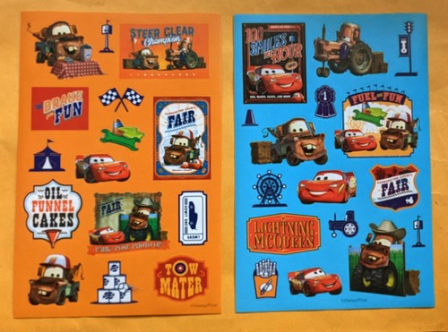 Disney Pixar Cars Sticker Lot of 2 | eBay